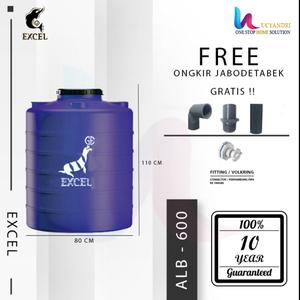 Jual SALE Tangki Air EXCEL ALB 600 - 550 Liter Toren Tandon ALB600 ...