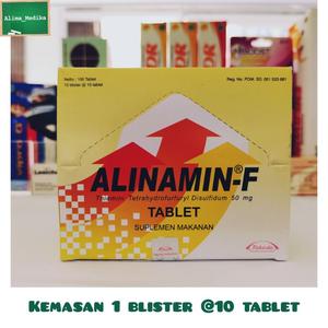 Jual Promo ALINAMIN-F Perblister 10 Tablet Berkualitas - Jakarta Pusat ...