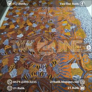 Jual BATIK TULIS WARNA GOLD EMAS FULL ISIAN SEKAR JAGAD ASLI MEWAH ...