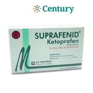 Jual SUPRAFENID100MG 1 STRIP ISI 5 SUPP/KETOPROFEN/OBAT NYERI ...