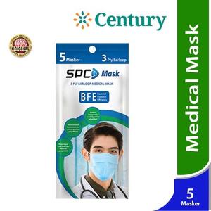 Jual SPC MASK 3PLY EARLOOP 5Pcs / MASKER MEDIS / ALAT KESEHATAN ...
