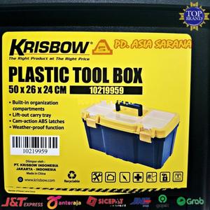 Jual Tool Box 50x26x24 Cm Krisbow / Kotak Peralatan / ToolBox Perkakas ...