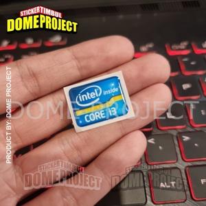 Jual STIKER INTEL i3 GEN 2 EMBLEM STICKER RESIN LENTUR WATERPROOF ...