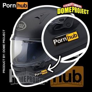 Jual P0RNHUB EMBLEM STIKER RESIN LENTUR STIKER MOTOR IMPORT - Kab ...