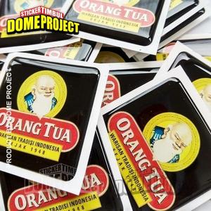 Jual ORANG TUA STIKER EMBLEM RESIN LENTUR AKSESORIS HELM BODY MOTOR ...
