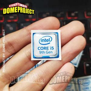 Jual STIKER INTEL i5 GEN 9TH STIKER TIMBUL RESIN LENTUR IMPORT SATUAN ...