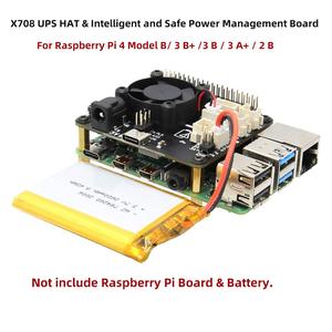 Jual Raspberry Pi X708 UPS HAT & Power Management Board with FauI ...