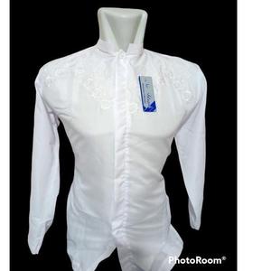 Jual 95GY KOKO PUTIH POLOS LENGAN PANJANG BAJU TAKWA PUTIH BERSIH ...