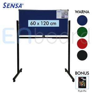 Promo Softboard Cork Board / Papan Mading Standing Bludru Sensa 60 x ...