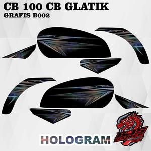 Promo decal stiker striping hologram cb lama cb glatik cb 100 grafis b2 ...
