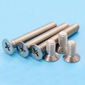 Jual baut jf m3x30mm verseng obeng plus / flat head bolt flating putih - Kota Bandung ...
