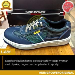Jual Sepatu Safety Sneakers King Power L-881 safety shoes ringan sporty ...