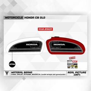 Jual STIKER TANGKI CB POLOS CB BATIK STRIPING CB 125 CB 100 CB GLATIK ...