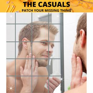 Jual cermin dinding / kaca cermin / cermin hias / stiker cermin 3D ...