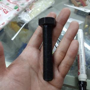 Jual baut baja m16 x 80 pitch 2.0 kunci 24 full drat baut HTB 8.8 baut ...
