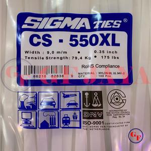 Jual Kabel Ties Sigma CS 550XL / 55cm Putih CS550XL Cable Tie White 55 ...