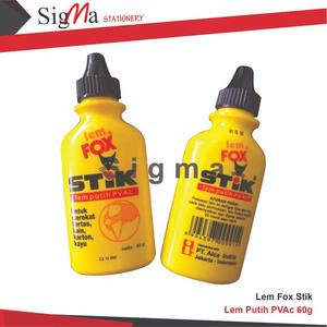 Jual Lem Fox STIK / Lem Fox Botol / Lem Putih PVAC - Jakarta Utara ...