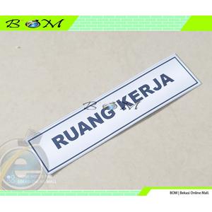 Jual stiker sticker tulisan label tempat ruang kerja - Kota Bekasi ...