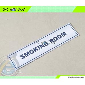 Jual stiker sticker tulisan label tempat ruangan smoking room - Kota ...
