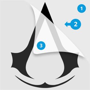 Jual Sticker Creed Decal Stiker Laptop Assassin s Video Logo Game - Kab ...