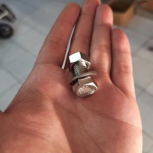 Jual baut mur ss m6 x 15 baut 10 kunci 10 bmss sus 304 baut stainless ...