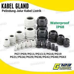 Jual Cable Gland / Kabel Gland PG24/PG25 14~21mm PG29 PG36 PG42 PG48 ...
