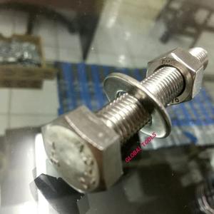 Jual Baut mur stainless m12 x 70 sus 304 THE a2-70 baut kunci 19 baut 12 - Jakarta Utara ...