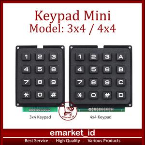 Jual Keypad Mini 3x4 4x4 / Keyboard Pertamini Numeric POM Matrix ...