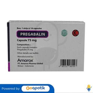 Jual PREGABALIN AMAROX 75 MG BOX 14 KAPSUL - Kota Bekasi - Apotek Jihan ...