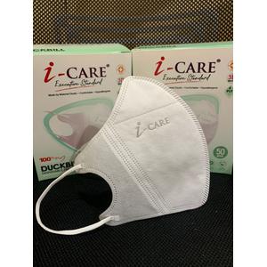 Jual MASKER ICARE DUCKBILL EMBOSS EARLOOP 4PLY PREMIUM QUALITY 50PCS I ...