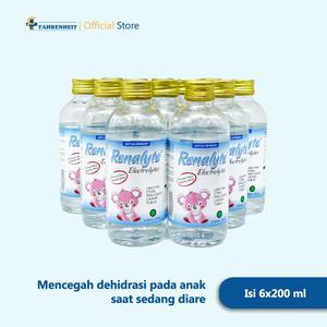 Jual Renalyte Minuman Oralit Pengganti Cairan Tubuh PAKET HEMAT 6 Botol ...