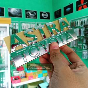 Jual Emblem logo astra toyota ukuran original bagasi AGYA dan CALYA ...