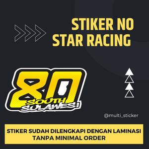Jual Stiker Nomor Star Sticker Decal Racing start - 20 - Kota Makassar ...