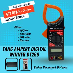 Jual Tang Ampere Digital Winner DT266 Clamp Meter DT-266 Ukuran Besar ...