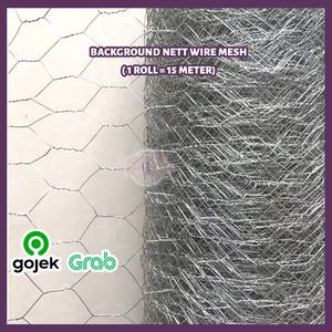 Jual Kawat Jaring Dekorasi Background Nett Wire Mesh 1 Roll = 15 Meter ...
