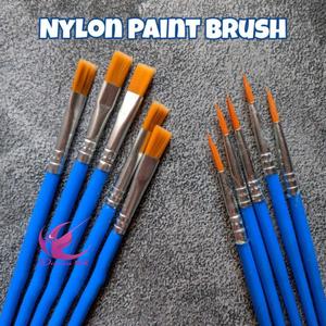 Promo Kuas Lukis Nilon Nylon Flat Bulat Runcing Round Brush Paintin ...