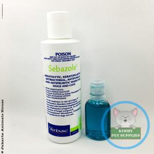 Jual Virbac Sebazole 30 ml Shampoo Sabun Kucing Anjing Anti Jamur ...