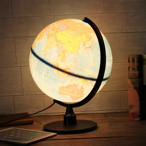 Jual Universal LED World Globe Rotating Swivel Map Of Earth DTG - Kota ...