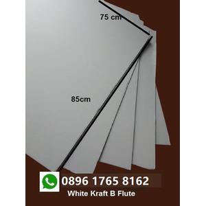 Jual Lembaran Kardus Kotak Box Sheet Board White Kraft 85x75cm Tebal ...