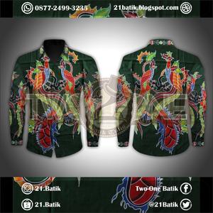 Jual BATIK TULIS PREMIUM HALUSAN PRIA / WANITA FULL ISIAN WARNA HIJAU ...