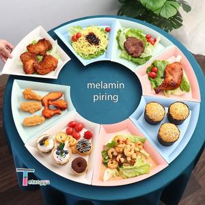 Jual Dinner Plate Piring Makan Wheat Straw Warna Warni Piring Plastik ...