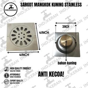 Jual INDOKERAN - Saringan Got Kuning Motif Air Bunga - 4 Inch - Kab ...