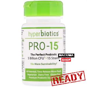 Jual HYPERBIOTICS PRO 15 THE PERFECT PROBIOTIC 5 BILLION (60 TAB ...