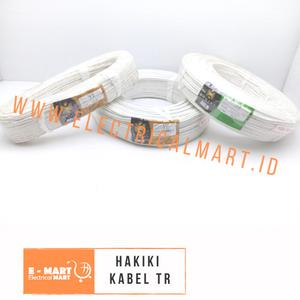 Jual ROLL 100M HAKIKI Kabel TR Serabut Isi 2x10mm PUTIH Gepeng LED ...