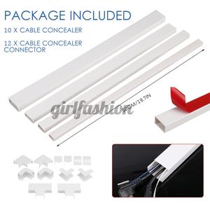 Jual 5M Cable Concealer Cover Wall Cord Connector Wire Management ...