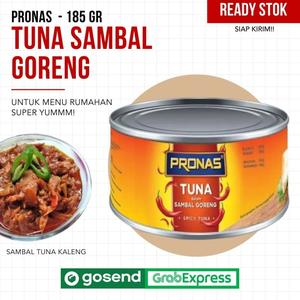 Jual Pronas Tuna Sambal Goreng kemasan EOE (Easy Open End) - 185 gr ...