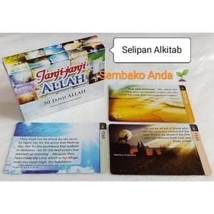 Jual Selipan buku Alkitab. 50 Janji-Janji Allah. Bookmarks. Pembatas ...