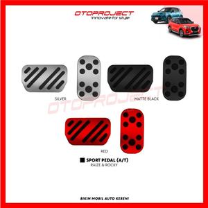 Jual Cover Pedal Gas Mobil Raize Rocky 2021 2022 Sport Pedal Matic ...