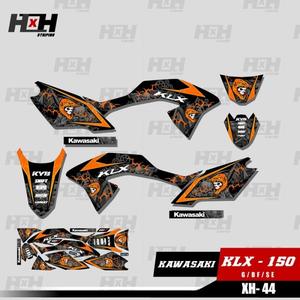 Jual Sticker Striping Stiker Lis Variasi KLX 150 G/BF/SE XH-44 - Kab ...
