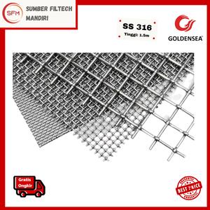 Jual Wiremesh Saringan (Lebar 1.5m) SS 316 # 30, 40, 60, 80, 100 ...